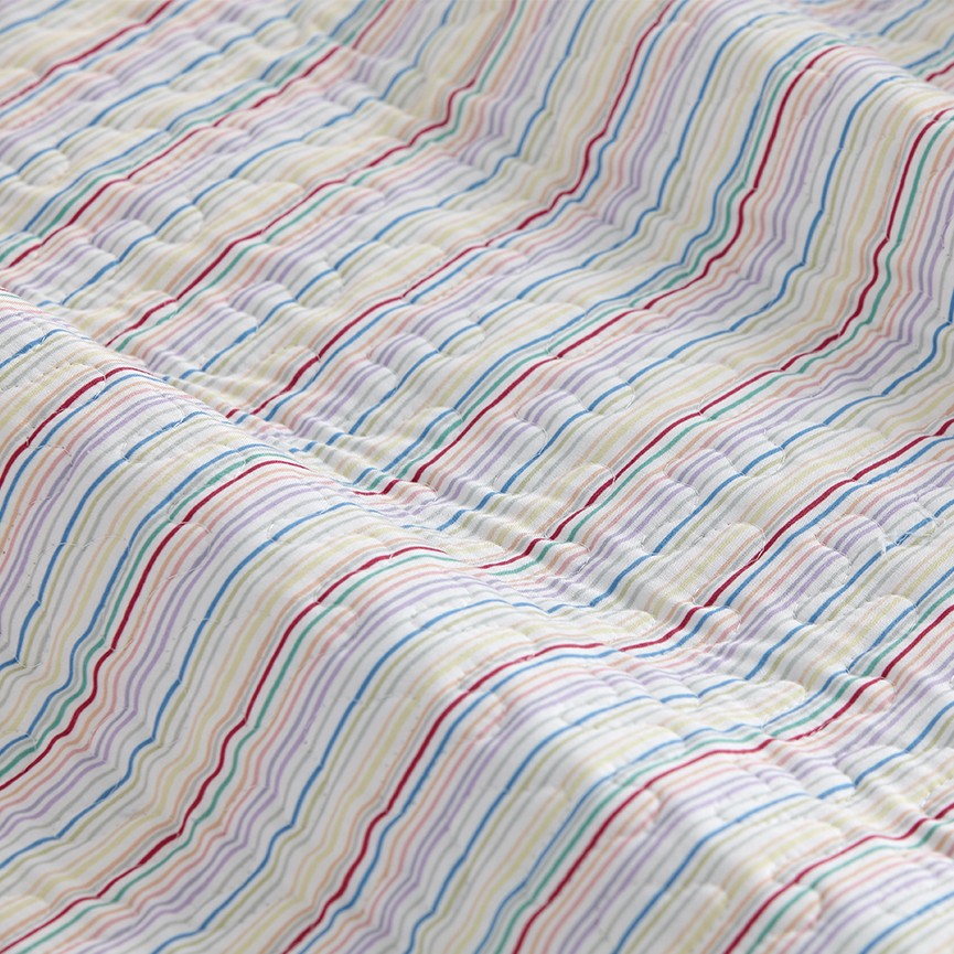 colcha bouti reversible multicolor